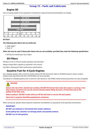 John Deere S240 Lawn Tractor Workshop Manual TM134619 | PDF