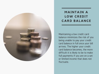 Tips for Keeping a Healthy Credit Score | PPT