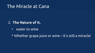 Gospel of John - #4 - Miracle at Cana | PDF