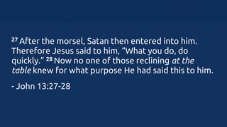 Gospel of John - #22 - The Last Supper | PDF