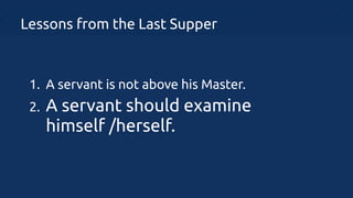 Gospel of John - #22 - The Last Supper | PDF