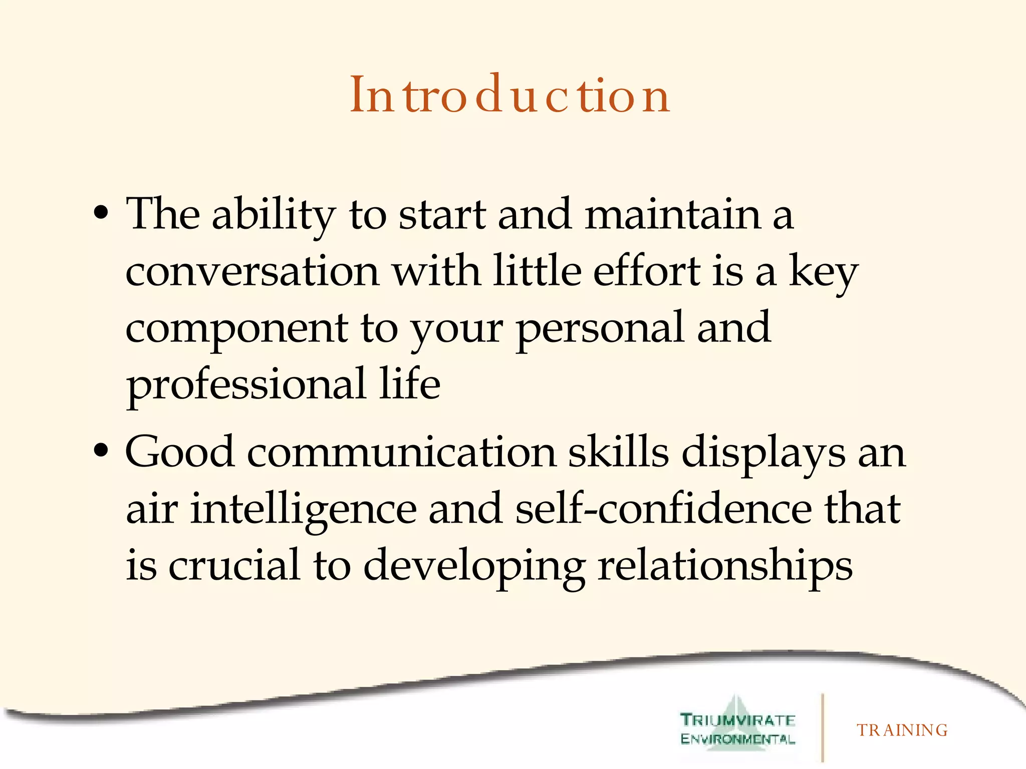 Conversational Training | PPT