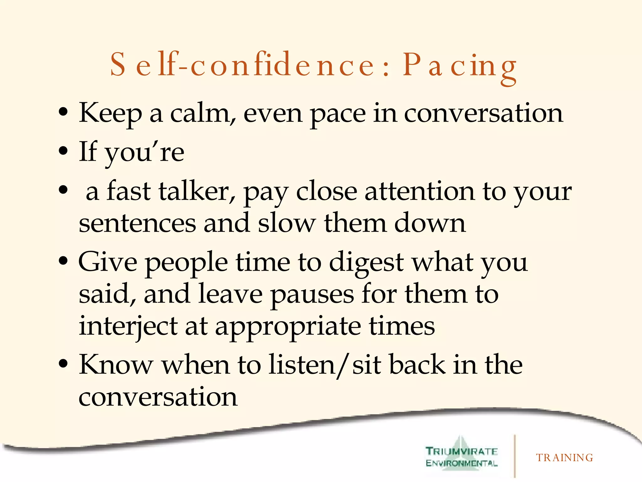Conversational Training | PPT