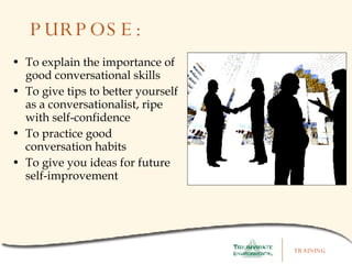 Conversational Training | PPT