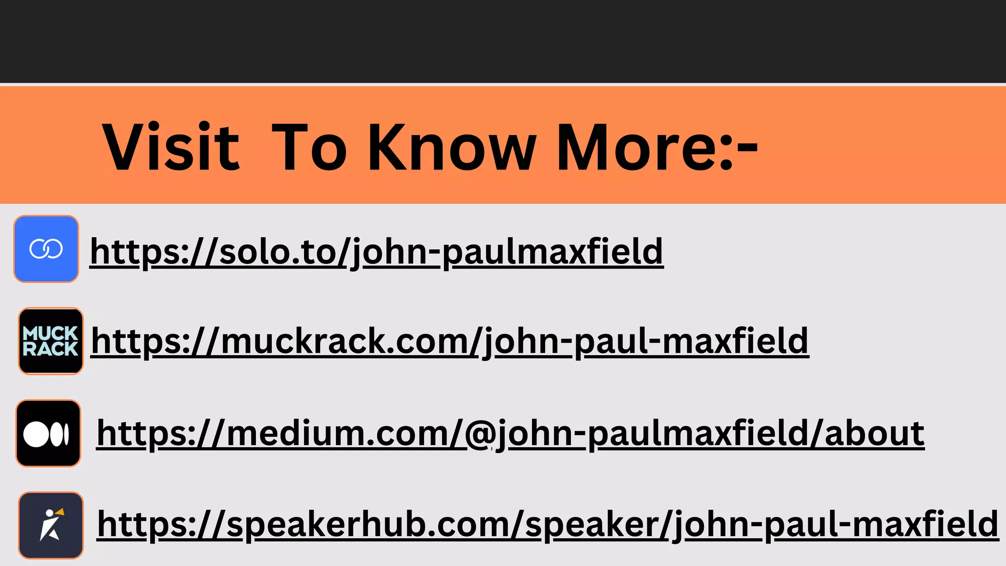 John-Paul Maxfield - An Entrepreneur | PPT