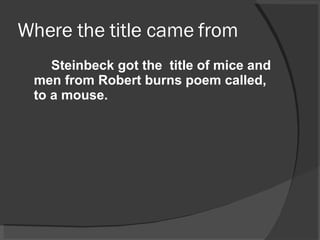 John Steinbeck | PPT