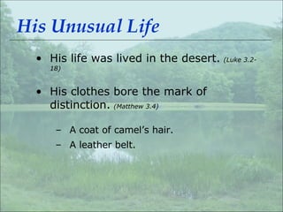 John The Baptist | PPT