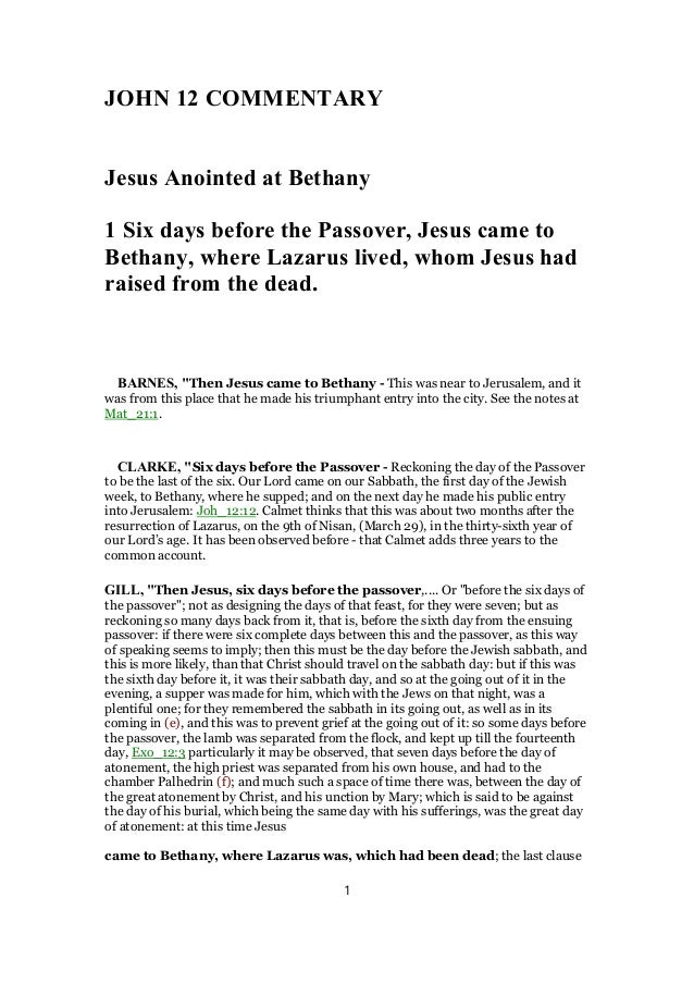 John 12 Commentary john-12-commentary