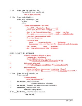 BIBLE - The Words of Jesus, Spoken and Scripted for Us | PDF