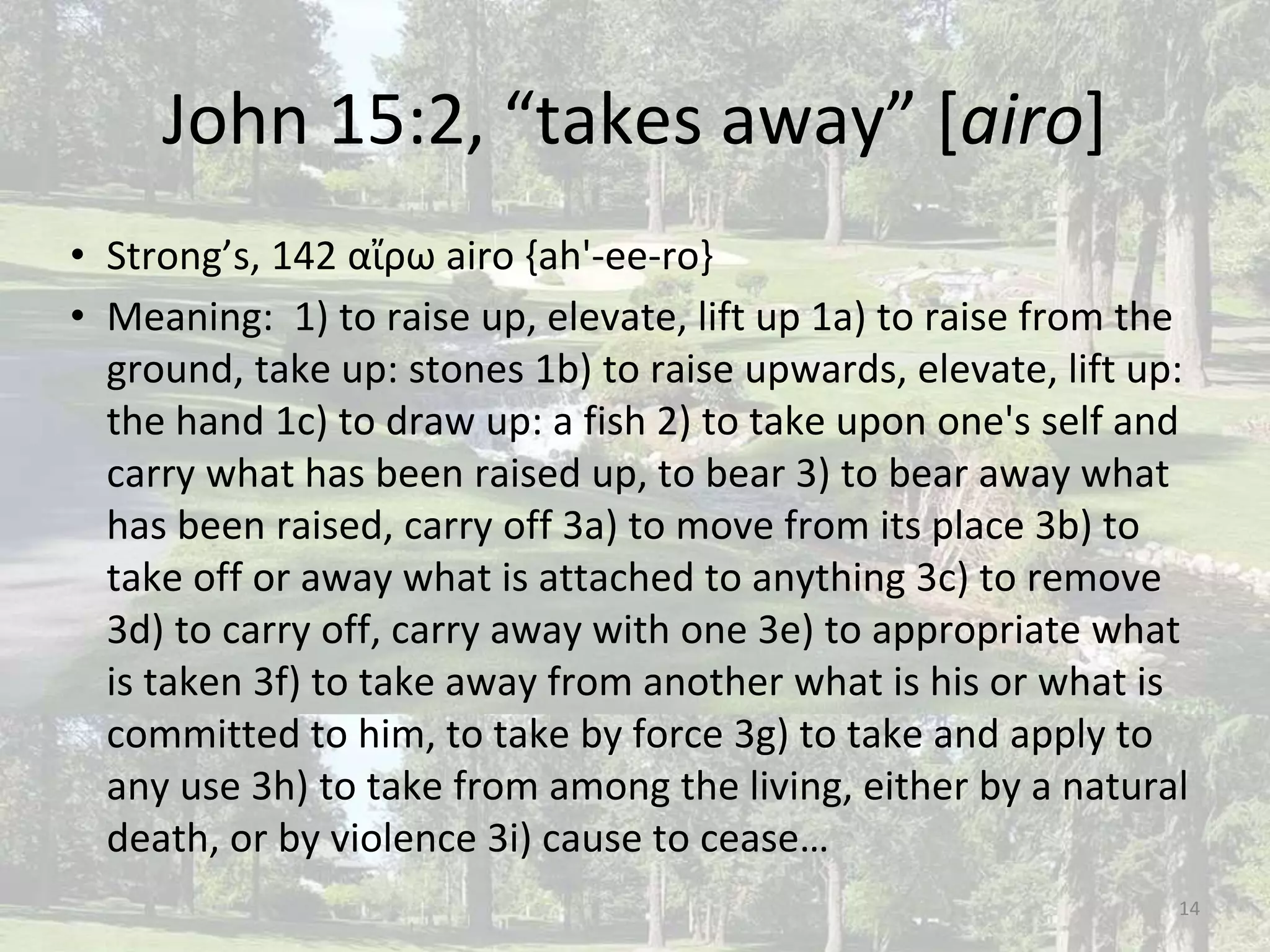 John 15:1-8, Difficult passage, Israel vine, Jesus True Vine ...