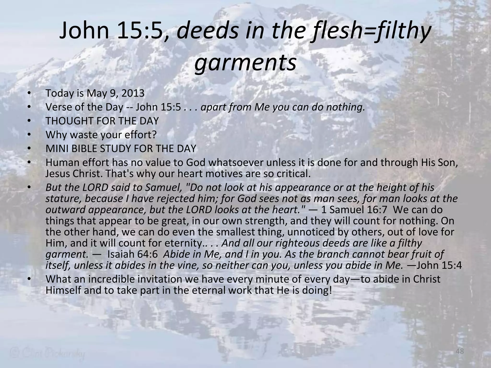 John 15:1-8, Difficult passage, Israel vine, Jesus True Vine ...