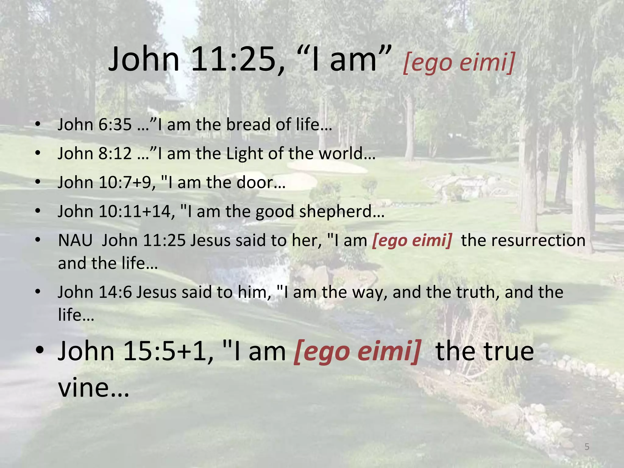 John 15:1-8, Difficult passage, Israel vine, Jesus True Vine; Unbelievers get burned, lifted up ...