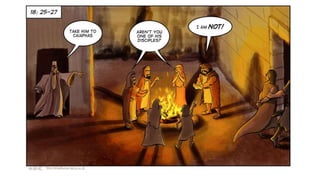 Peter Denies Jesus Three Times | John 18:12-27 | PPTX