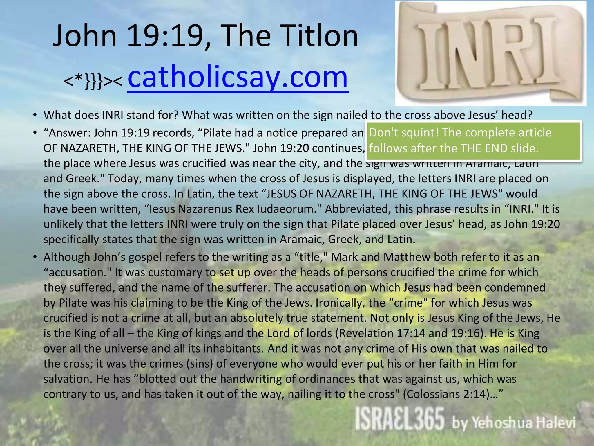 John 19, Scourge; Crucify; Authority; Degrees Of Sin Punishment; Roman ...