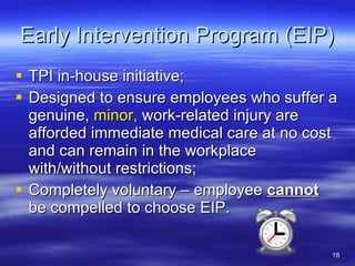 John 1 Guide To Injury Management 2011.Ppt Updated | PPT