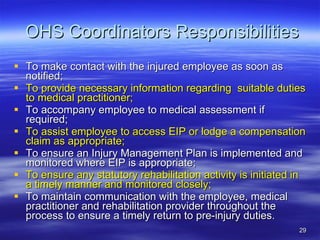 John 1 Guide To Injury Management 2011.Ppt Updated | PPT