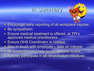 John 1 Guide To Injury Management 2011.Ppt Updated | PPT