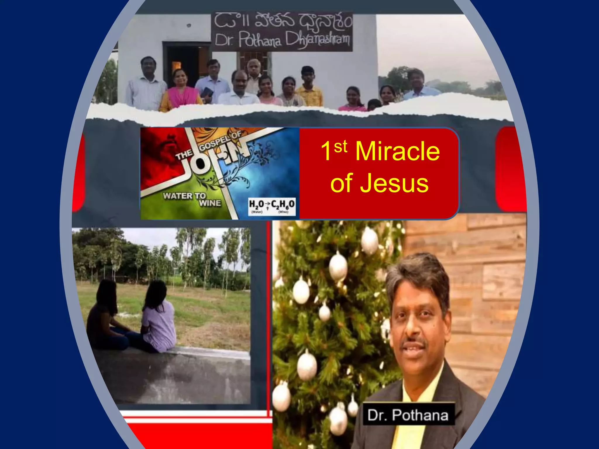 John 2 1-11 Jesus turns water into wine at the wedding in Cana | PPTX