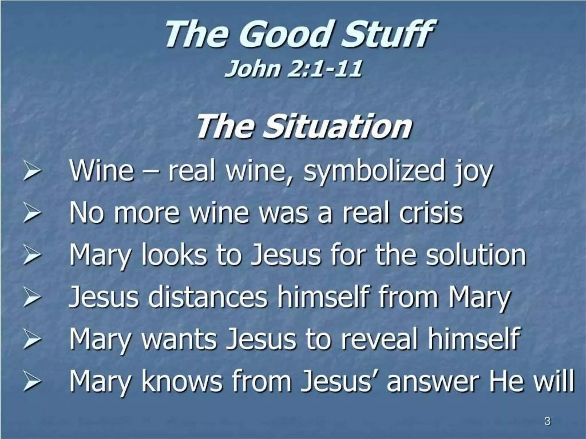 John 2 1-11 Jesus turns water into wine at the wedding in Cana | PPTX
