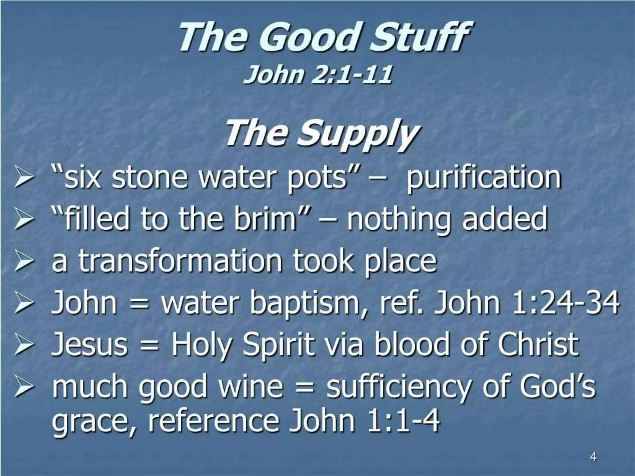 John 2 1-11 Jesus turns water into wine at the wedding in Cana | PPTX