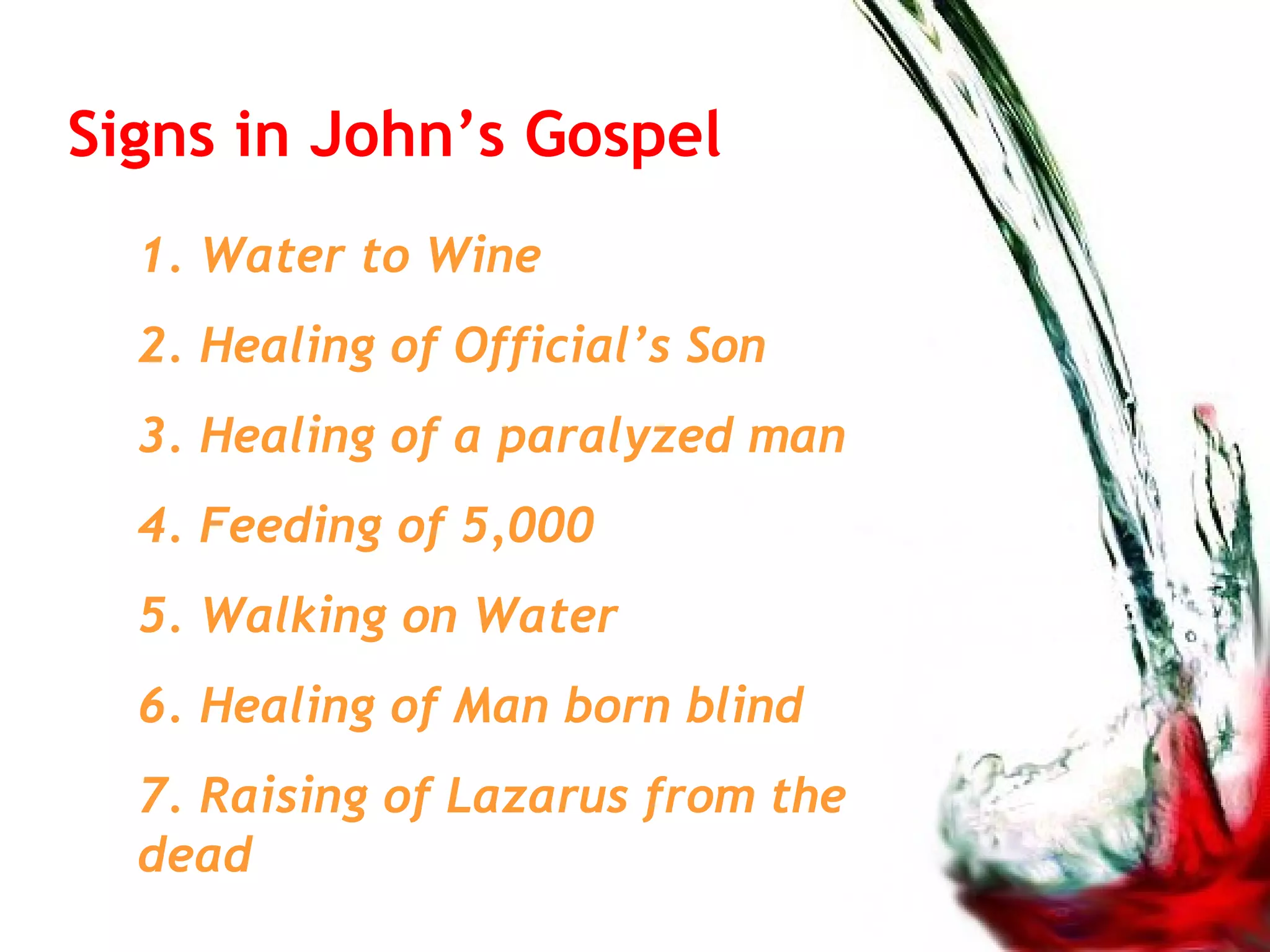 The Miracle at the Wedding - John 2:1-12 | PPT