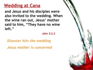 The Miracle at the Wedding - John 2:1-12 | PPT