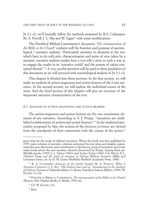 Exegesis - John 2:1-12 - Wedding at Cana | PDF