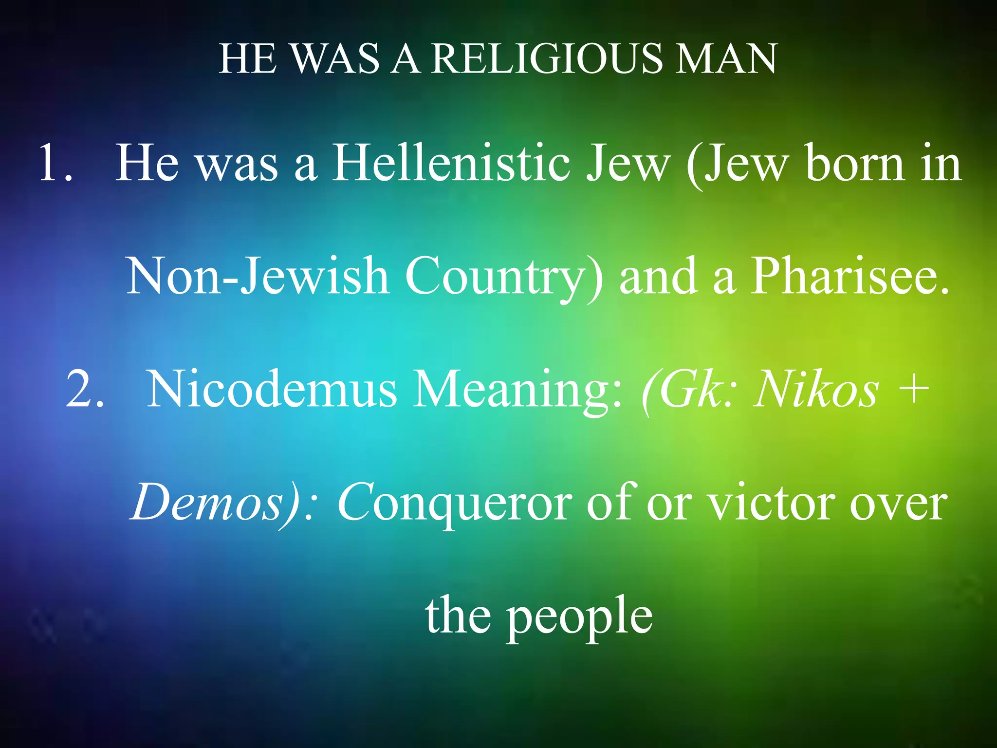 John 3 Study.ppt