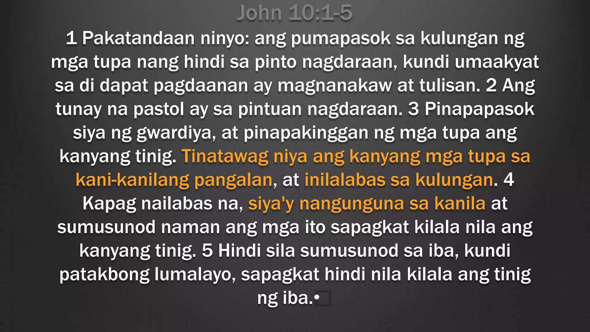 John Chapter 8-14 | PPT