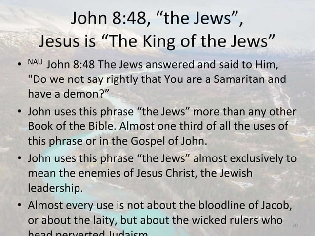 John 8;29-59, Peccability or Impeccability; Truly, truly; This Is Satan ...