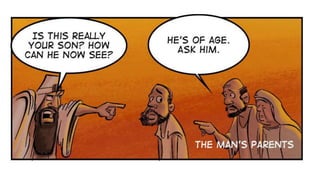 Jesus Heals the Blind Man | John 9:1-34 | PPTX