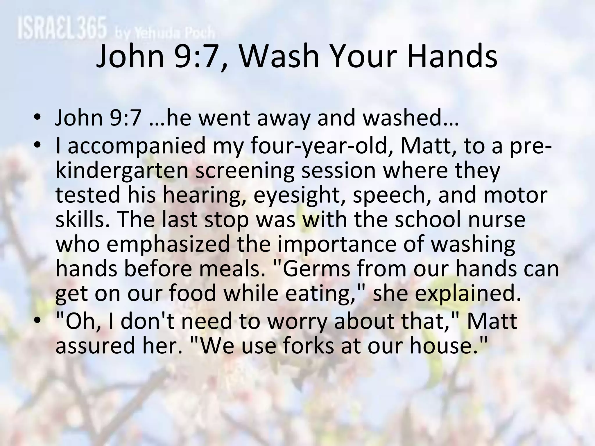 John 9, Children And The Sins Of The Parents, Miracle 6, Man Born Blind ...