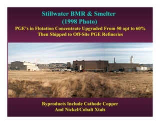 A Dilemma for New Producers of PGE/Base Metal Flotation and Gravity ...