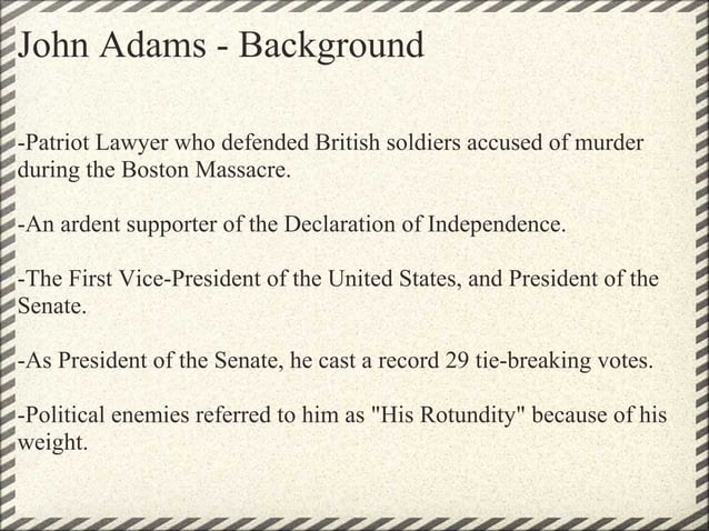 John adams federalist | PPT