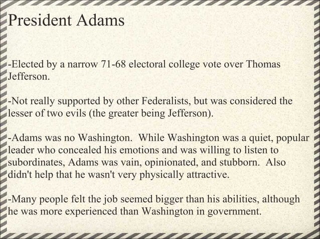 John adams federalist | PPT