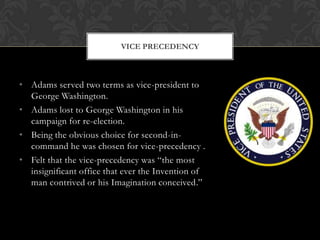 John Adams Presidential Term | PPTX