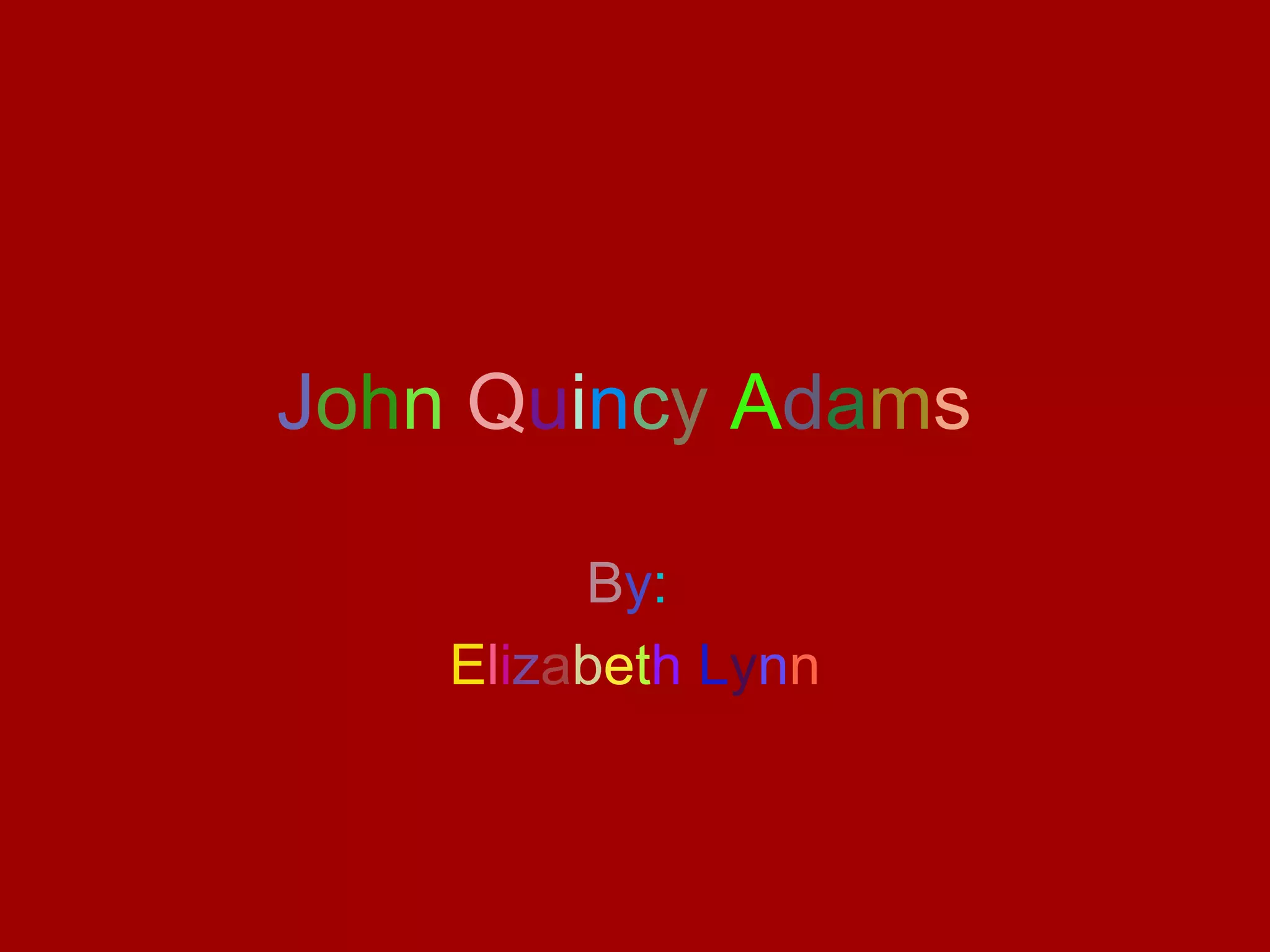 John adams quincy | PPT