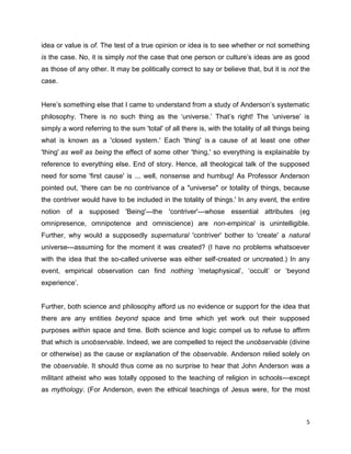 JOHN ANDERSON: PHILOSOPHER AND CONTROVERSIALIST EXTRAORDINAIRE | PDF