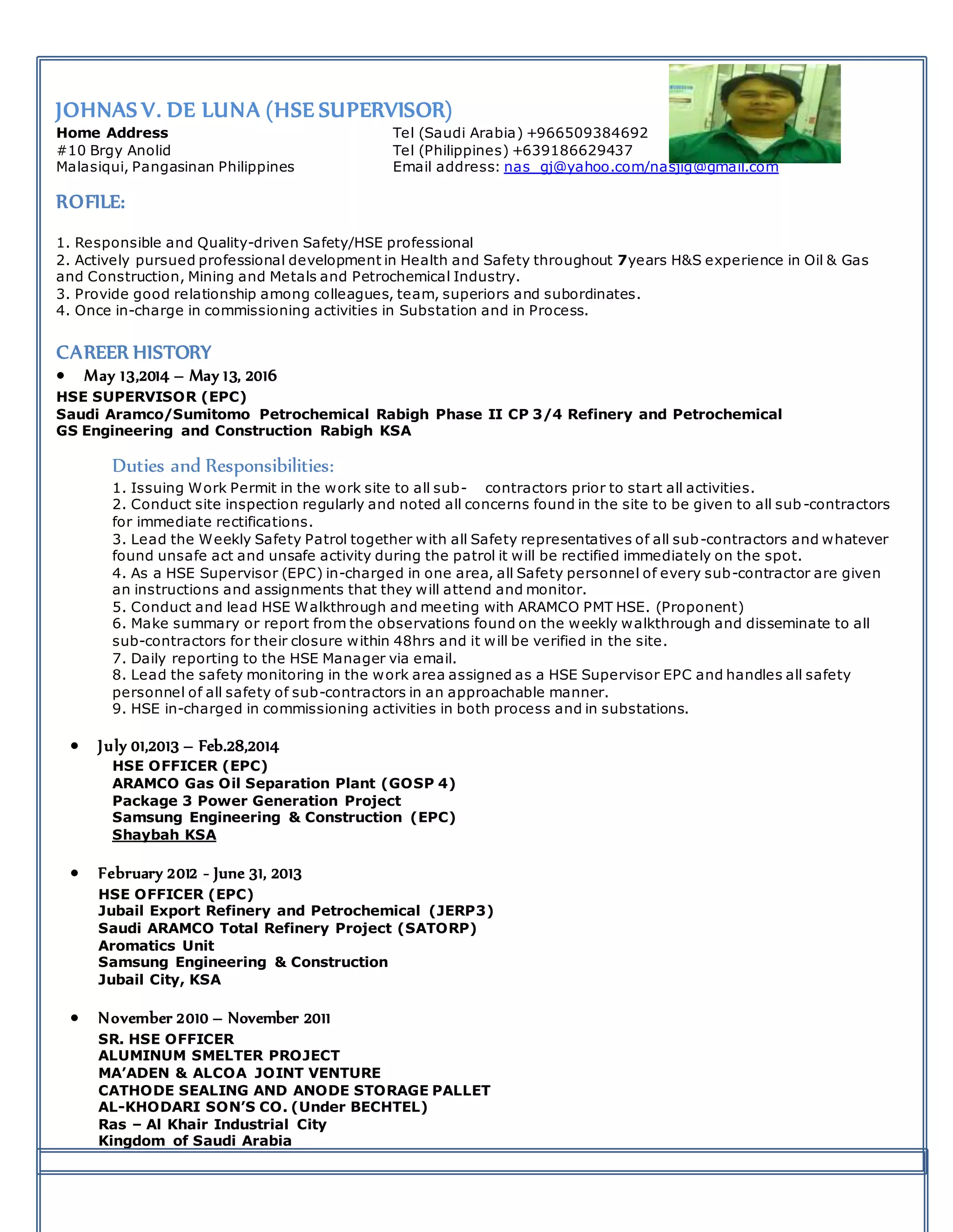 Johnas(resume) | DOCX