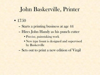 John Baskerville | PPT