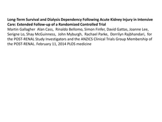ICN Victoria: Botha on Acute Renal Failure | PPT