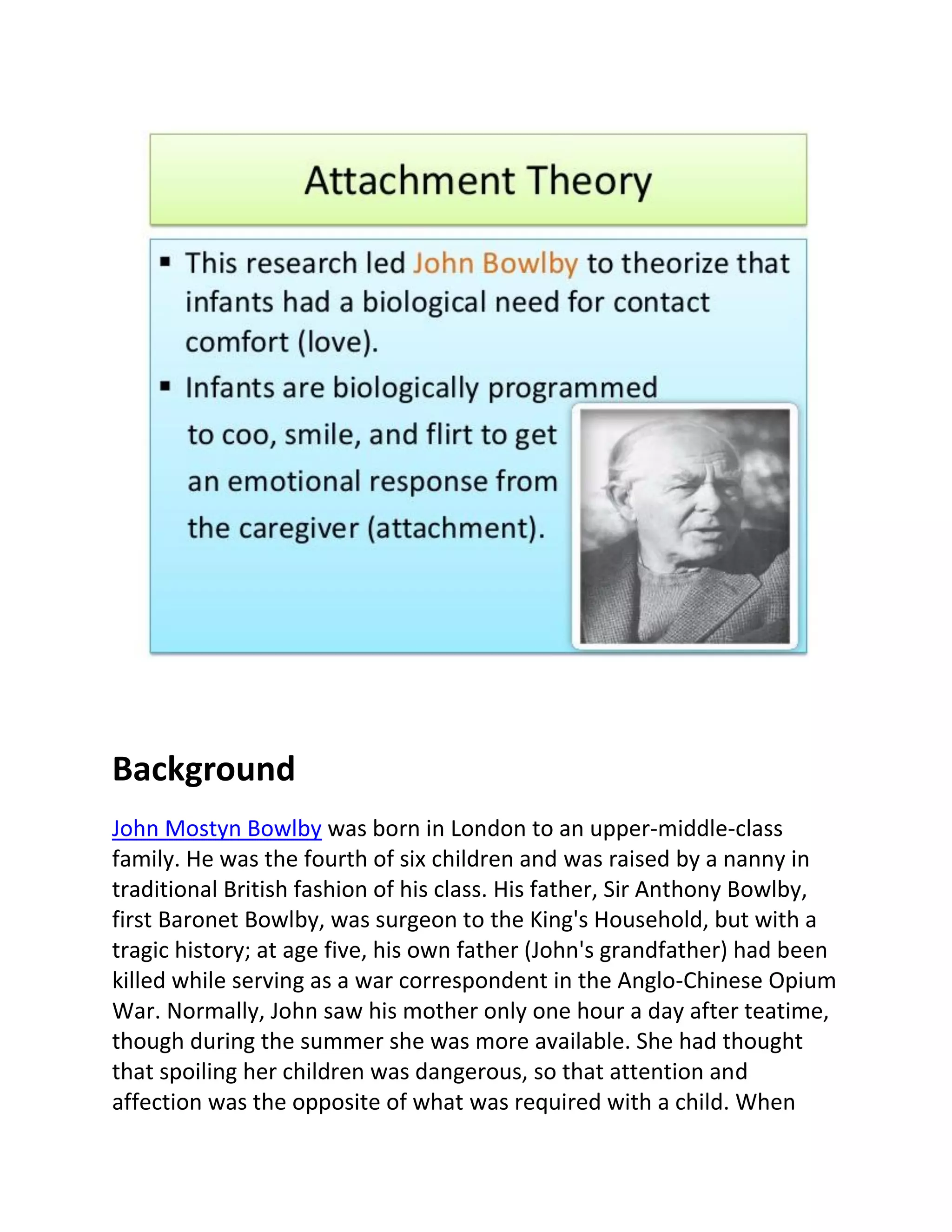 John bowlby attachment_theory | PDF