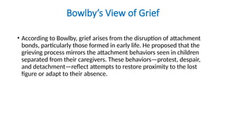 Grief Counselling John Bowlby's Grief theory overview.pptx
