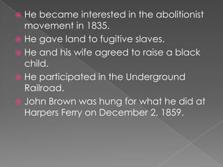 John Brown | PPTX
