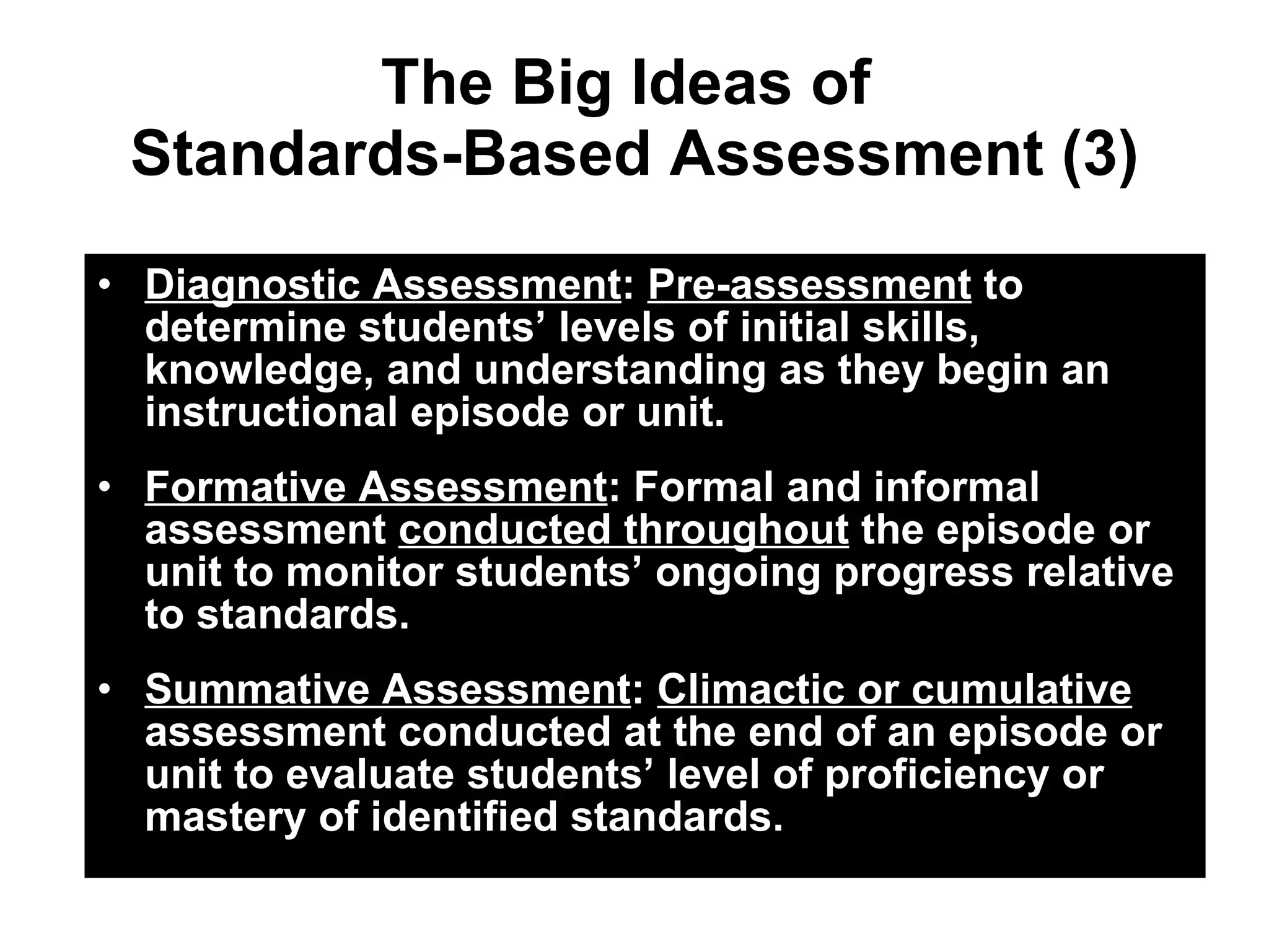 John brown standards based assessment | PPT | Educational Assessment ...