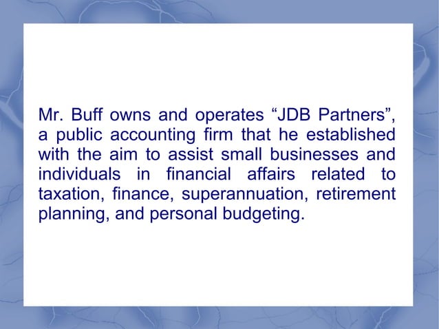 John Buff | PPT
