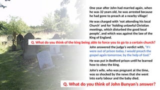 John Bunyan famous Christian UPDATED lesson plan KS2 for Primary School ...