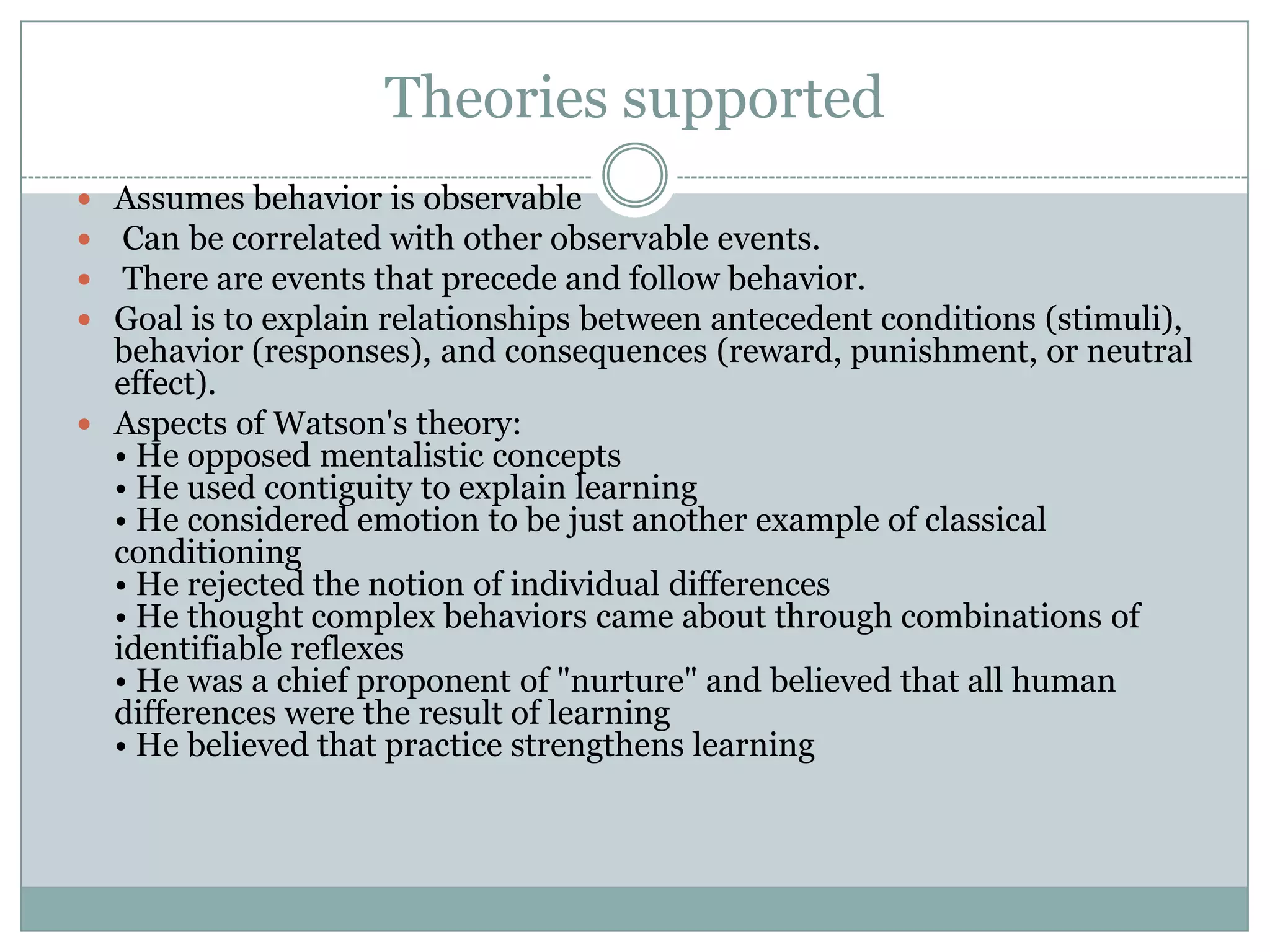 John b watson | PPTX