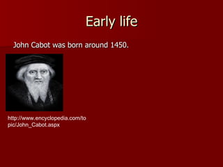 John cabot | PPT
