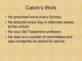 John calvin | PPTX